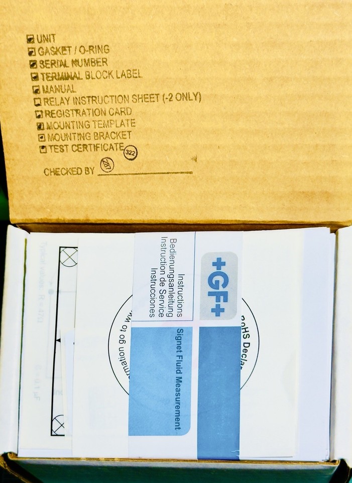 Georg Fischer GF SIGNET 3-8750-2P Transmitter pH/ORP 387502P BRAND NEW ...