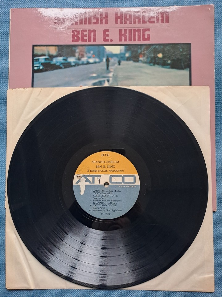 BEN E. KING - SPANISH HARLEM - 12" VINYL LP ALBUM RECORD ATCO STEREO ...