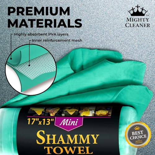 Premium 2pk Mini +1 Free Shammy Cloth for Car Drying - (17”x13 ...
