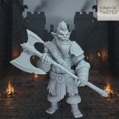 Axe Troll Miniature | eBay