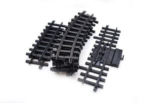 New Bright Railroad 'G' Scale Train Track Straight Curve Control Switch ...