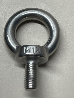 M12 Lifting Eye Bolt Stainless Steel Marine Grade | eBay