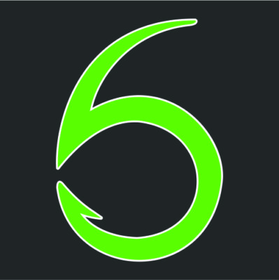 6th Sense Lime Green Carpet Graphic Decal Sticker for Fishing Bass ...