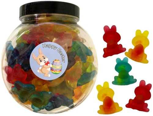 Kingsway ( Bunnies / Rabbit Heads ) Haribo Eggs Galore Fruit Gummy ...