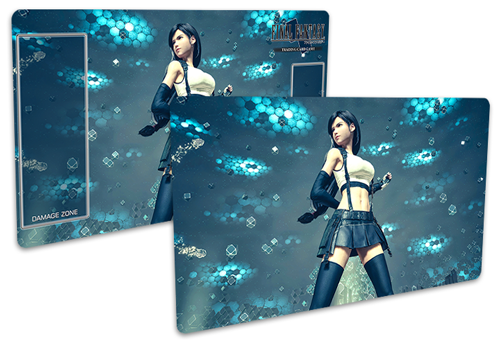 No.3859 Final Fantasy TCG Custom Playmat Tifa Lockhart FF Deck Game Mat ...
