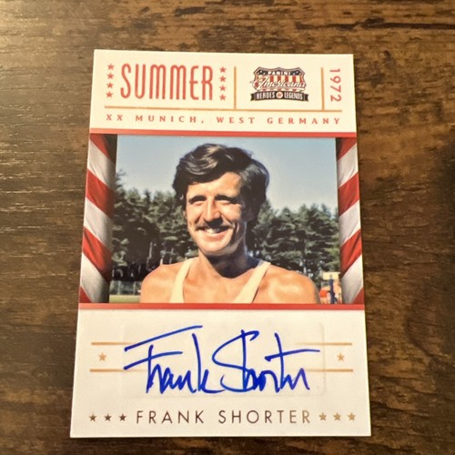 2012 Panini Americana Heroes and Legends Frank Shorter Summer Games /99 ...