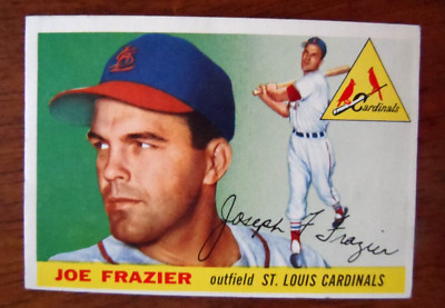 1955 TOPPS BASEBALL #89 JOE FRAZIER ST. LOUIS CARDINALS EX SET BREAK U ...