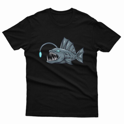Anglerfish Deep Sea Fishing Sea Creature Sea Monster Mens T Shirts | eBay