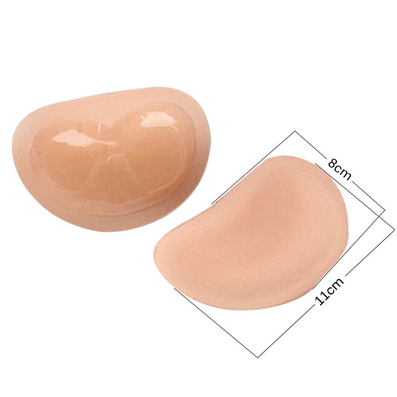 Women Enhancer Chest Pad Safety Silicone Gel Sponge Soft Push Up ...
