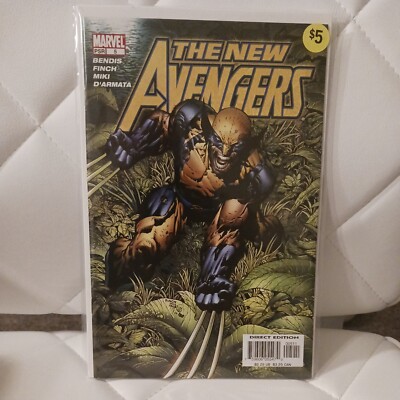 Marvel New Avengers #5 2005 Marvel Comics David Finch Wolverine Cover ...