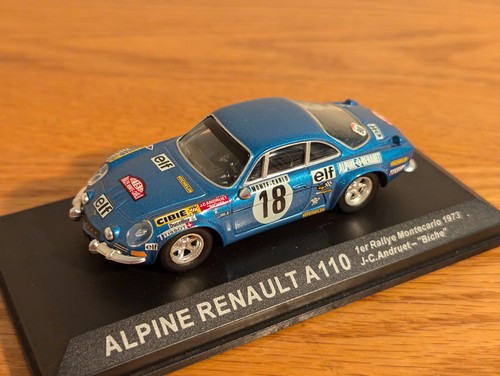 1:43 WRC Rally 1973 Alpine Renault A110 Andruet Biche Montecarlo Rally ...