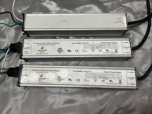 AGILIGHT PS12-60WSL-100-277V-L 12v Slim 60w Power Supply | eBay