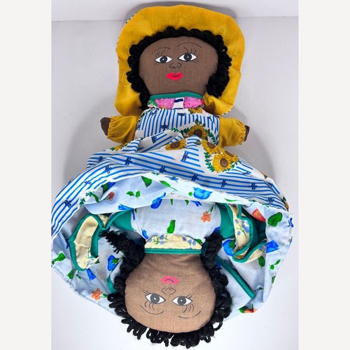 Reversible rag doll handmade folk art collectible Jamaica | eBay