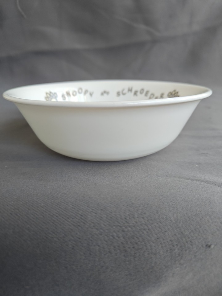 Corelle By Corning Bowl PEANUTS Gang SNOOPY And Schroeder Piano Duet ...