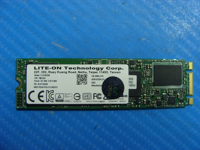 Lite-On 256gb SSD Solid State Drive M.2 2280 Cv3-8d256 for sale online ...
