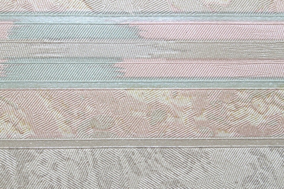 2x 5m 12.5cm WALLPAPER BORDER Textured PRE PASTED Silver-Grey Pink Blue ...