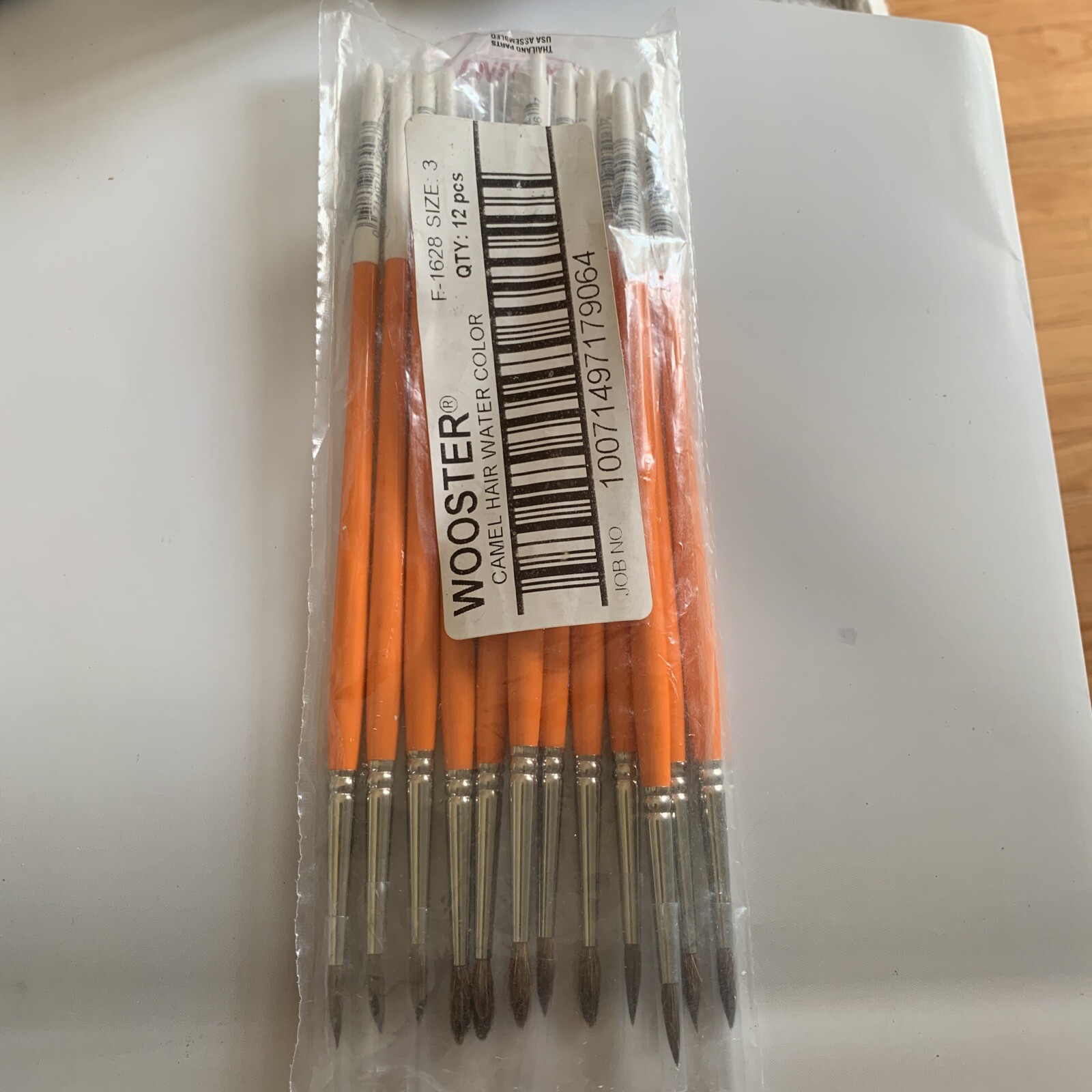 WOOSTER Camel Hair Water Color F-1628 Size 3 (12Pcs ) | eBay