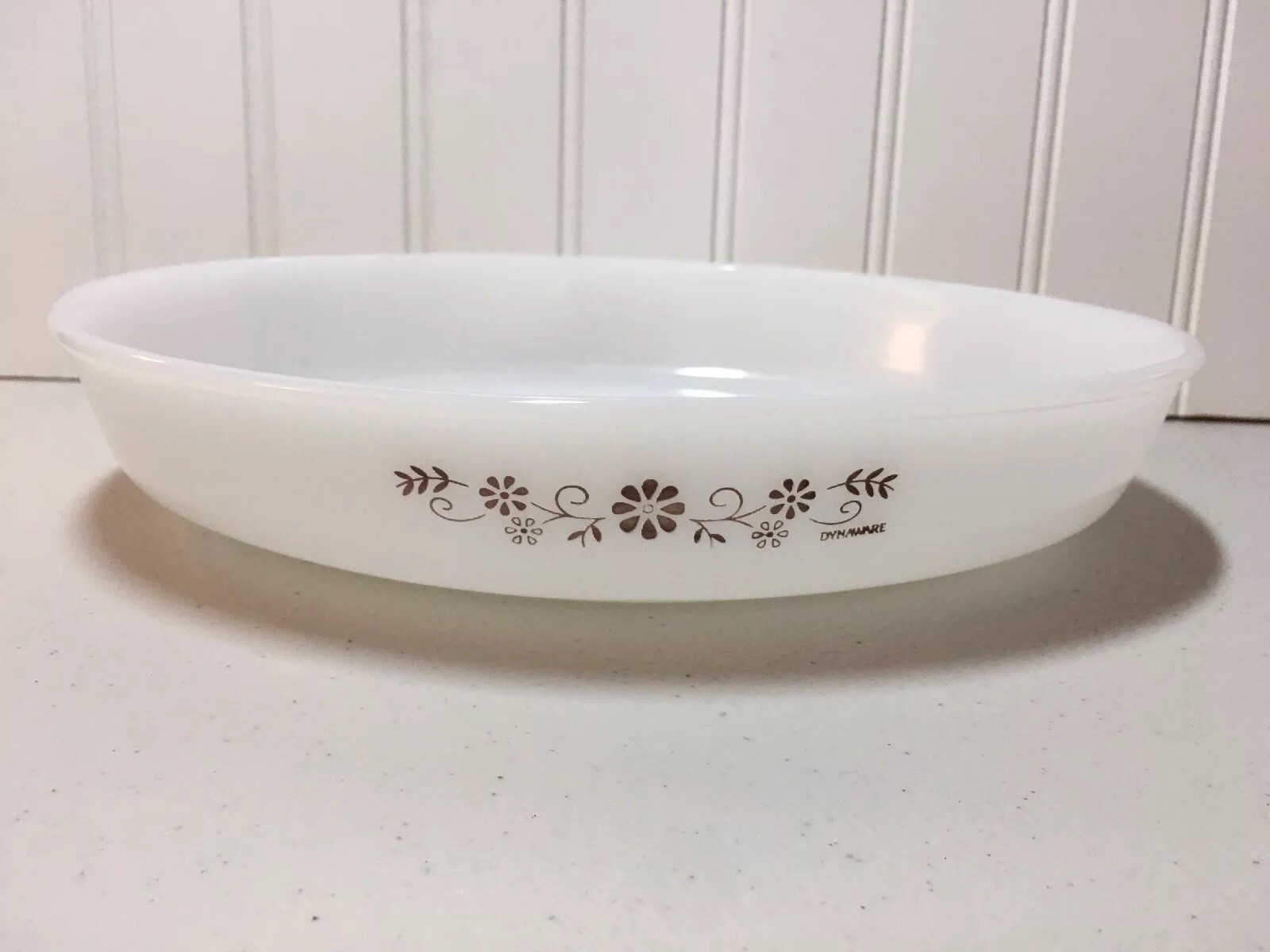 Vintage Dynaware Termocrisa 10 1/4" x 8" x 2" Casserole Dish w/ Daisy ...