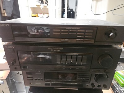 Sony TA-AX295 Integrated Stereo Amplifier Equalizer 105 WPC + Sony ST ...