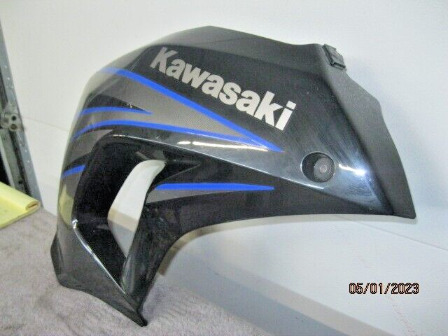 Kawasaki KLR 650 Left Side Tank Fairing Plastic Cowl Panel 08-18 KLR650 ...