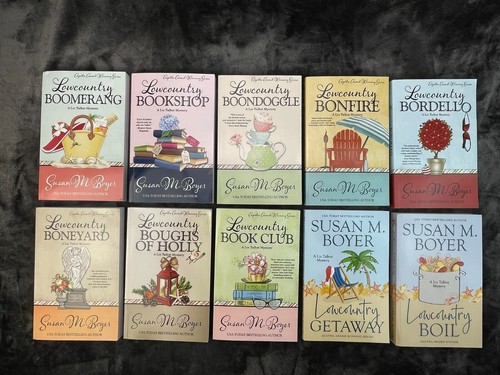 Susan Boyer Liz Talbot Mysteries Low Country Paperback Book LOT of 10 ...