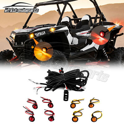FOR Polaris RZR XP 1000 900 Turn Signal Wiring Harness Kit Pulse Bus ...