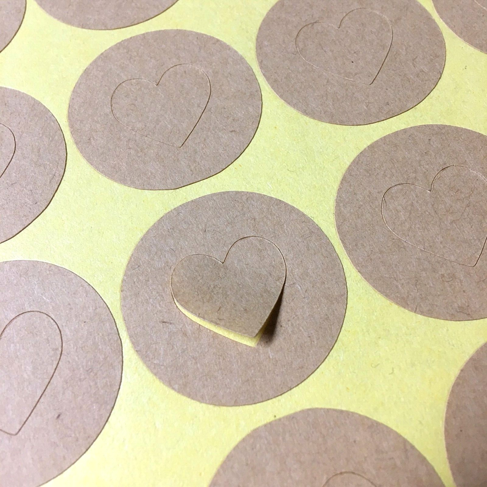 Heart Circle Sticker Packaging Seal Gift Wedding Birthday Shower | eBay