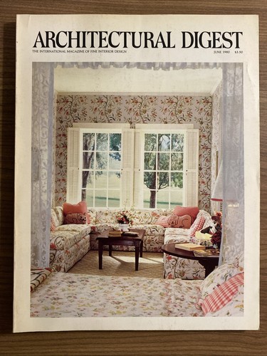 Architectural Digest 1980 COMPLETE SET JAN-DEC | eBay