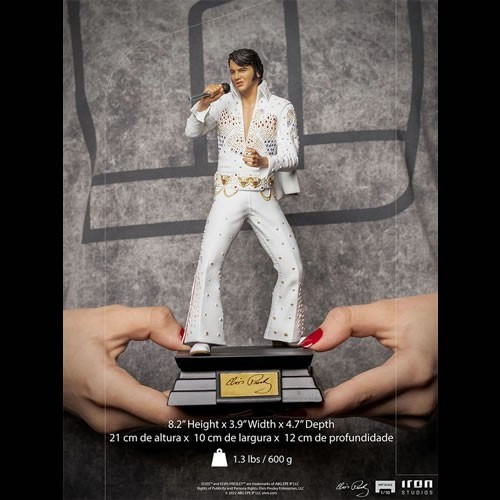Elvis Presley 1973 Aloha From Hawaii 1:10 Scale Figure Statue Iron ...