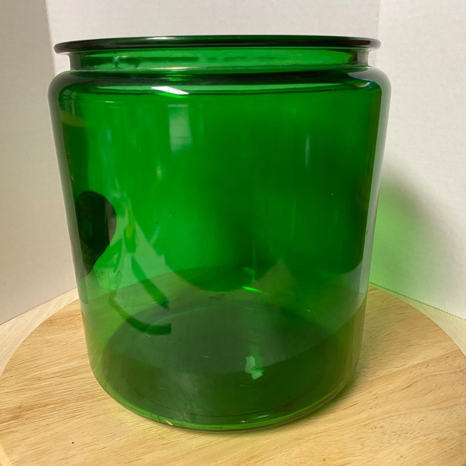 7-8” Green Jar PRAK-T-KAL Green Glass Vaporizer Humidifier Practical ...
