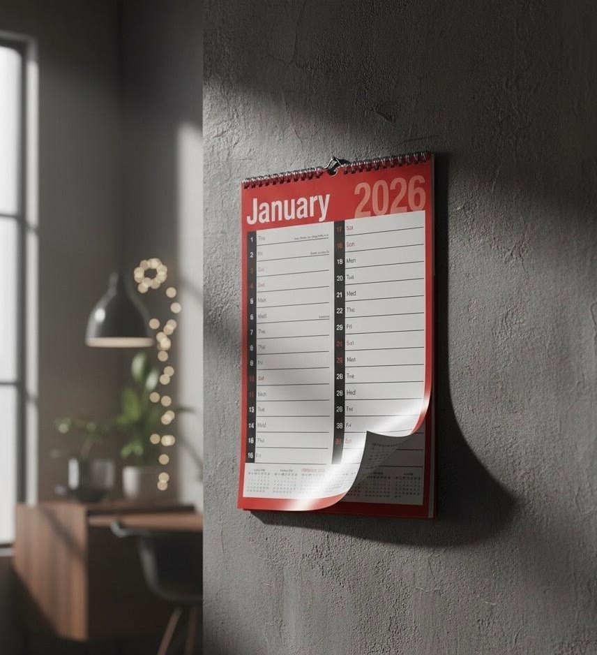 2026 Calender A3 Wall Calender Large Easy to View Monthly Full Year ...