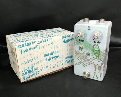 Pedale per chitarra Rage Monster Malaise Forever Purple Green Effects ...