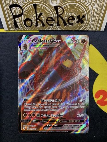 Coalossal VMAX - Vivid Voltage 099/185 - Holo Ultra Rare - Pokémon TCG ...