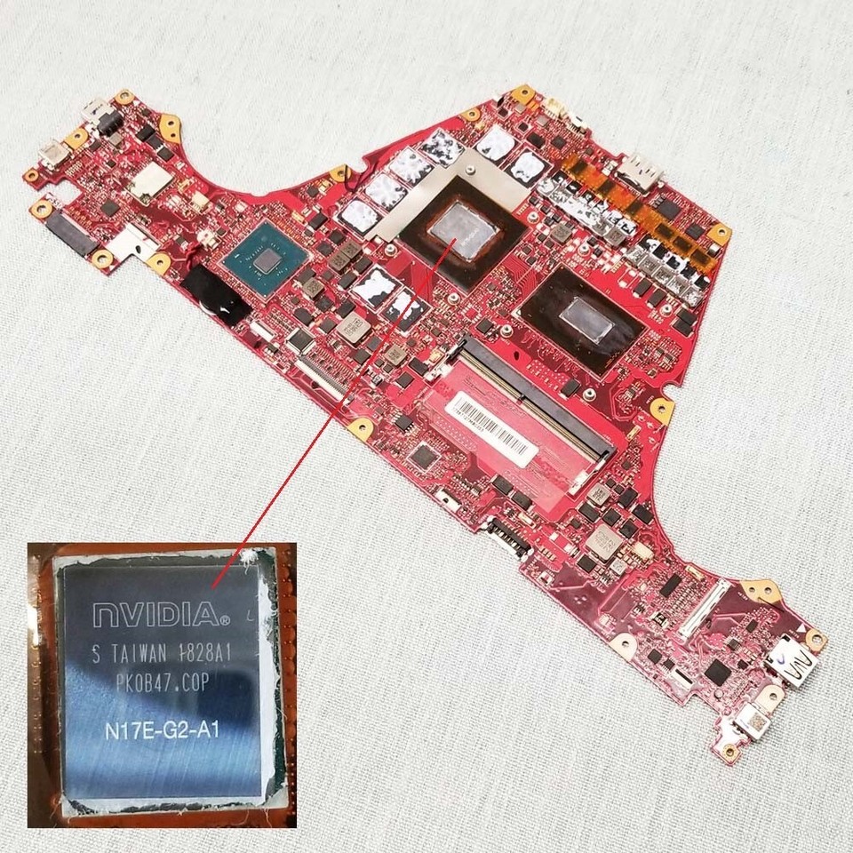 Genuine Asus GX531G GX531GS-AH76 Motherboard I7-8th CPU 69N16SM11A03 | eBay