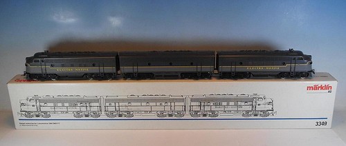 Märklin Spur H0 1/87 Nr. 3349 Diesellok F7 dreiteilig Elektro-Motive ...