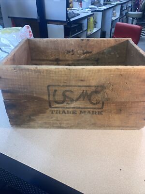 14” x 9 1/2” x 7” wooden box USMC trademark | eBay