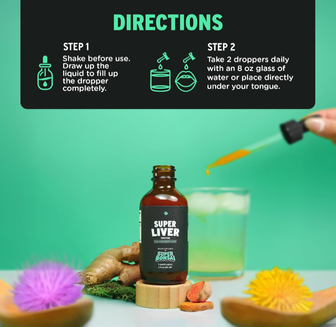 Super Liver Support Milk Thistle 1Month Liquid Tincture Doctor ...