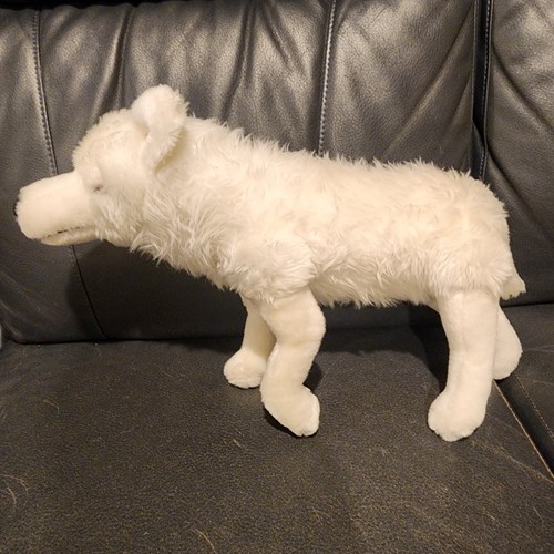 Red Eye Game of Thrones Dire Wolf Direwolf Ghost Plush Toy white 2018 ...