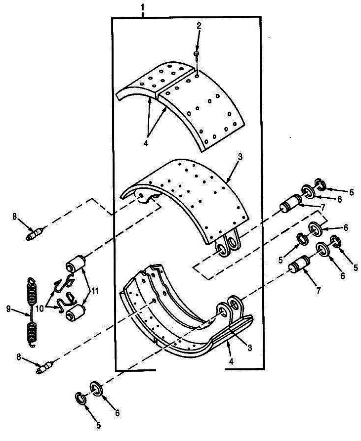 M870 M871 M872 M967 M969 M1022 TRAILER M16WJ100 NEW BRAKE SPRING ...