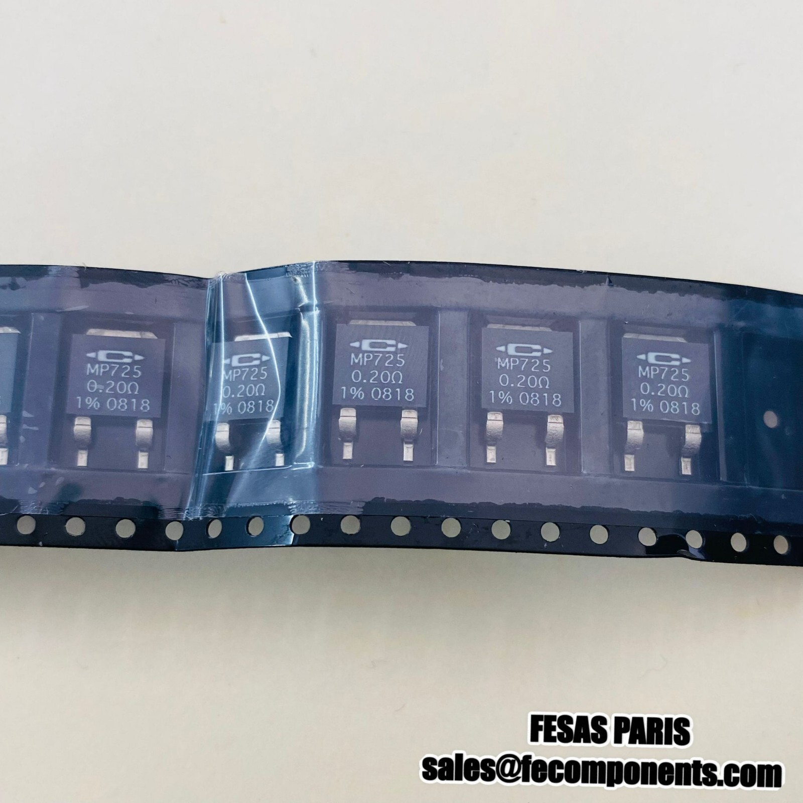 Caddock MP725-0.20-1% Thick Film Resistors - SMD 0.2Ohms 25W 1% DPAK ...