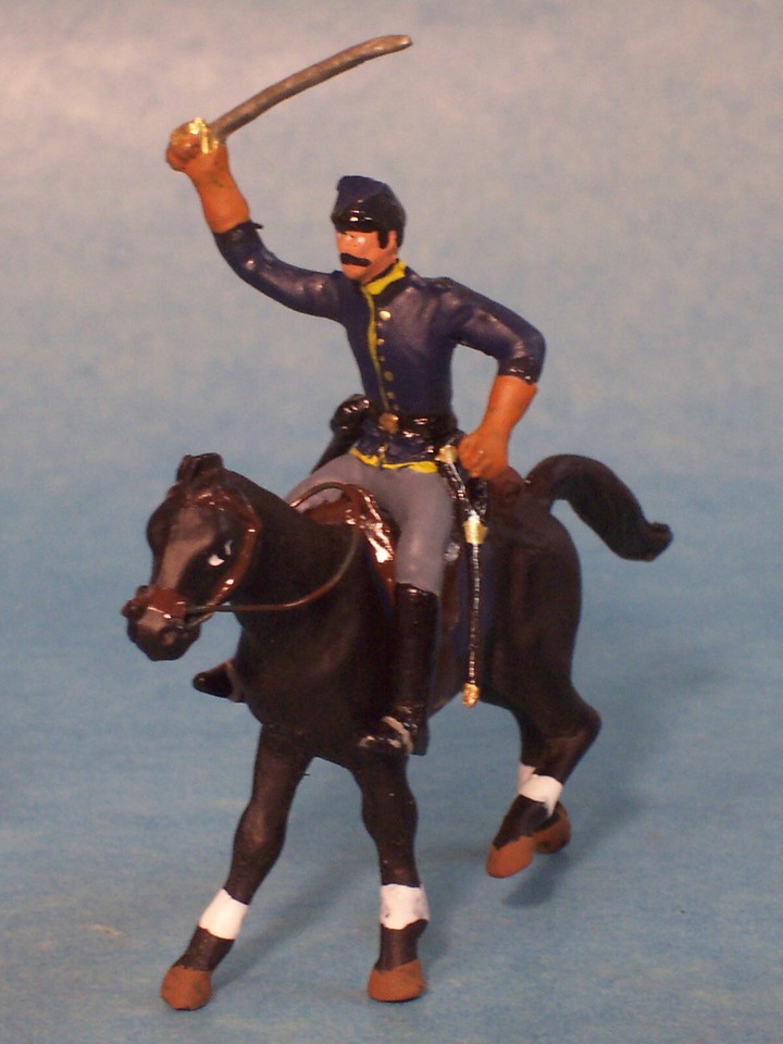 Toy Soldiers-American Civil War-ACW-Federal Cavalry-Union Horse-Yankees ...