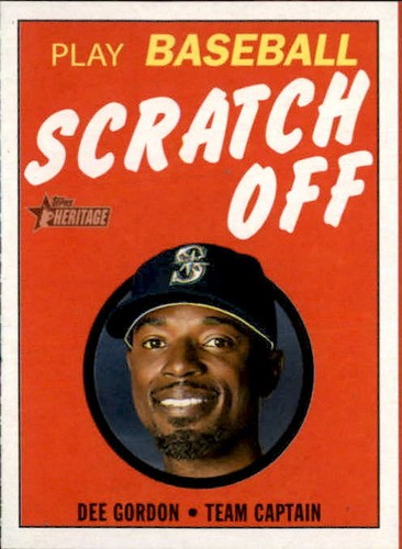 Dee Gordon 2020 Topps Heritage Scratch Off Card #13 | eBay