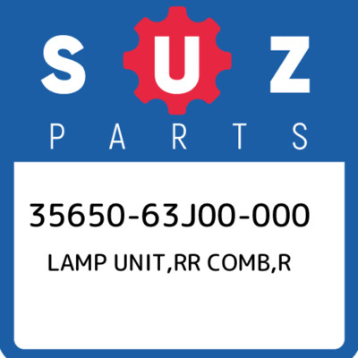 35650-63J00-000 Suzuki Lamp unit,rr comb,r 3565063J00000, New Genuine ...
