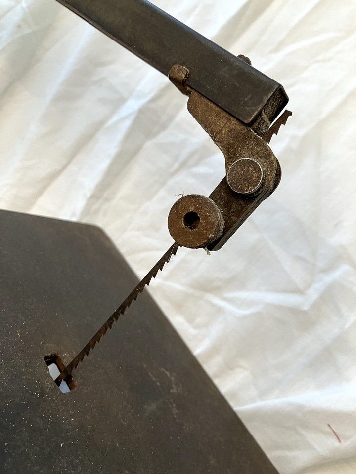 Antique Belt-Driven Bench Top Jig Saw - #59 Walker-Turner Co Inc | eBay