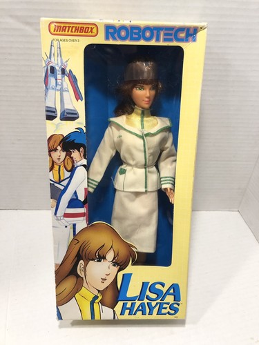 VINTAGE 1980'S MATCHBOX ROBOTECH LISA HAYES 12” DOLL FIGURE New In BOX ...