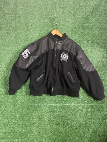 Vintage IOU Jacket Mens Medium Legendary Limited Edition Varsity Bomber ...
