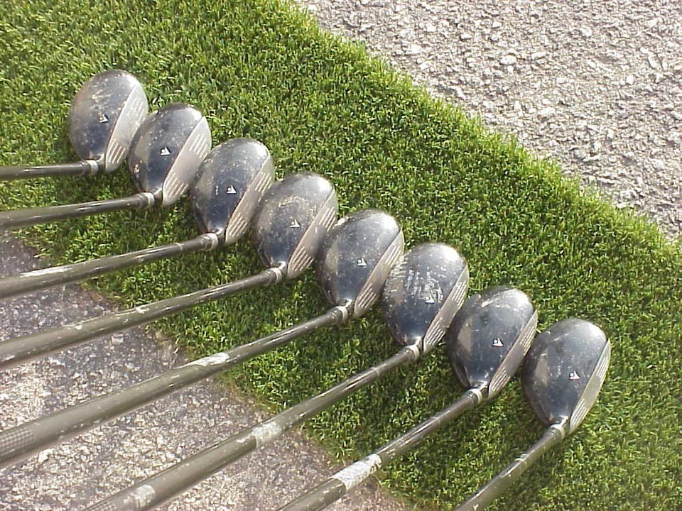 Left Hand Integra I-Drive Hybrid Irons Golf Clubs Set 3-PW Senior Flex ...