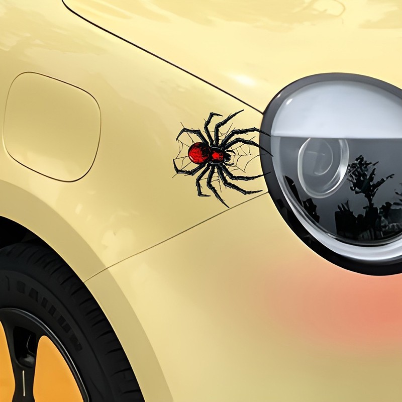 Funny Spider Motorcycle Stickers Waterproof DIY Motorbike Side Panels ...