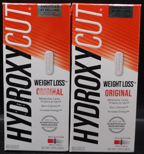 Lot Of 2 Hydroxycut Weightloss Original 60 Caps Ea Exp: 8/27+ New ...
