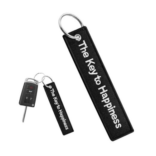 Personalized Keychain, Label Embroidery Key Chain with The Key to ...